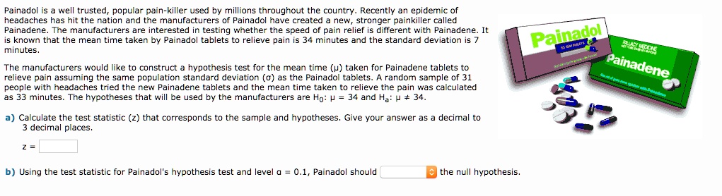SOLVED: Painadol is a well-trusted popular painkiller used by millions ...
