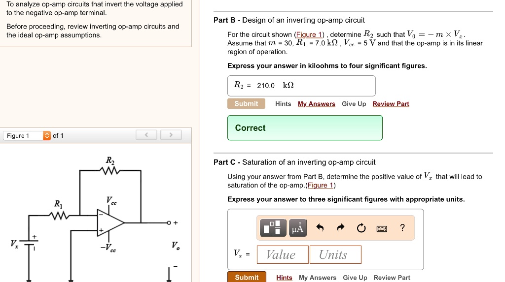 to analyze op amp circuits that invert the voltage applied to the negative op amp terminal part ...