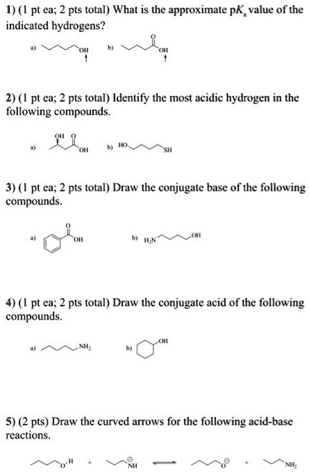 SOLVED: Please answer the following. Thank you. 1. 1 pt each; 2 pts total What is the ...