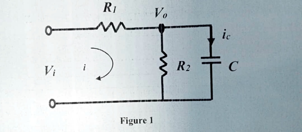 SOLVED: derive the transfer function of the circuit shown in fig1 below ...