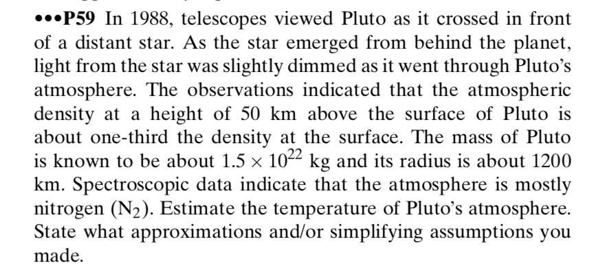 P59 In 1988, telescopes viewed Pluto as it crossed in front of a distant star. As the star ...