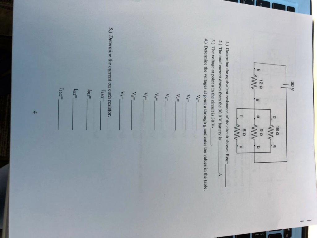 determine the current 3 3 cach resistor the dbreroingch i the cument ...