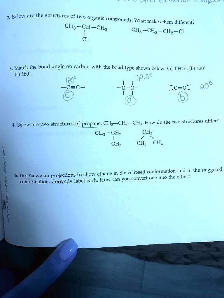 ili il ctp 2 below are the structures of two organic compounds what makes then different ch3 ch ...
