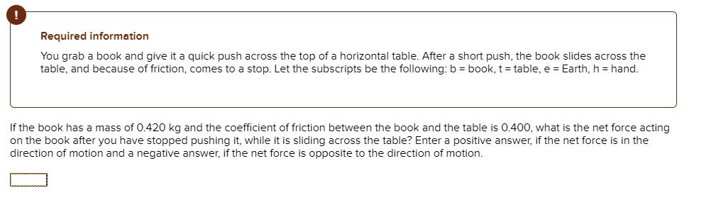 required information you grab book and give it a quick push across the ...