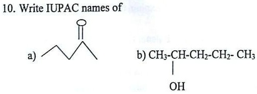 SOLVED: write the IUPAC names for these 10 Write IUPAC names of b) CH ... SOLVED: write the IUPAC names for these 10 Write IUPAC names of b) CH ...