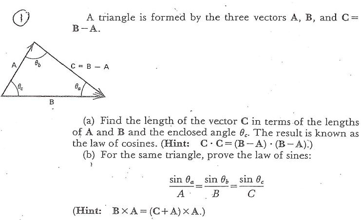 a triangle is formed by the three vectors ab and c b a b a b a find the ...