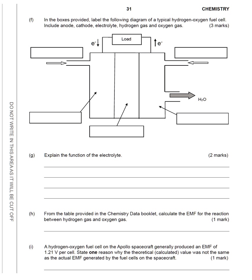 SOLVED: CHEMISTRY In the boxes provided, label the following diagram of ...