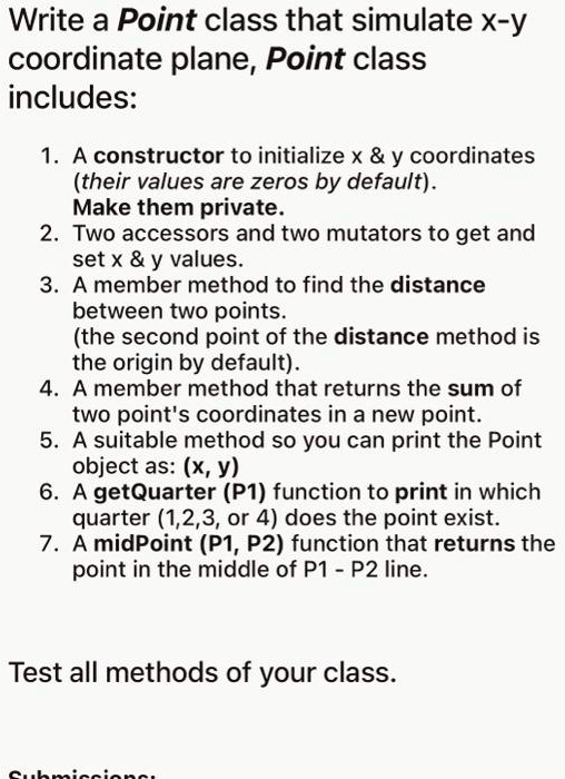 Solved Title Programming Language In Data Structures And Algorithms In Python Write A Point 