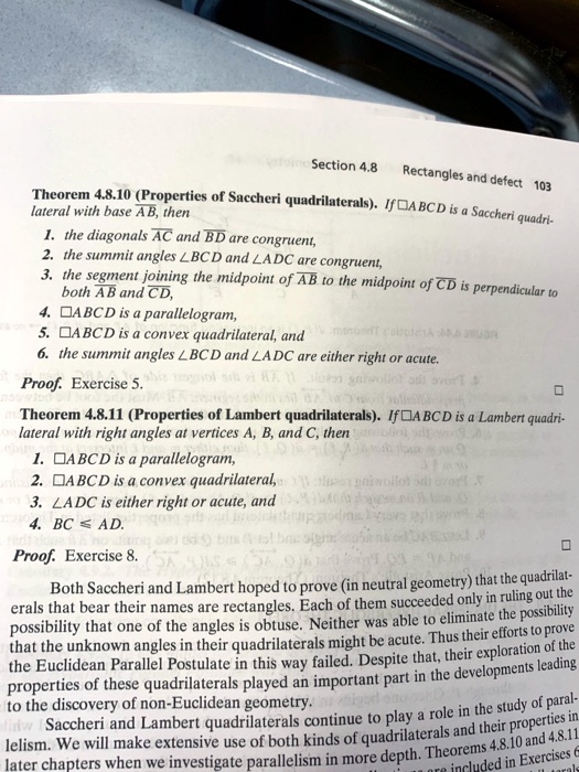 section 48 rectangles and defect theorem 4810 properties of saccheri ...