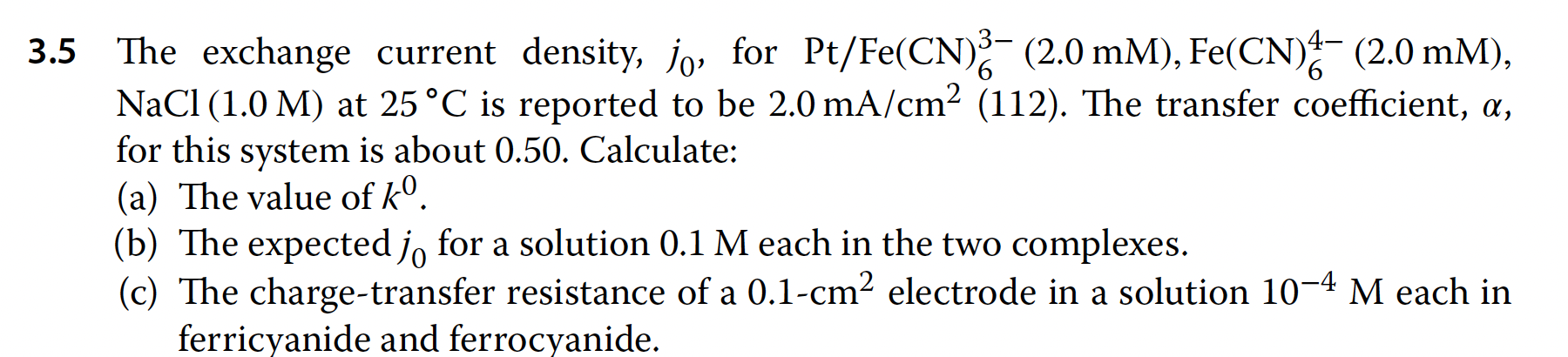 35 the exchange current density j0 for mathrmpt mathrmfemathrmcn63 20 ...