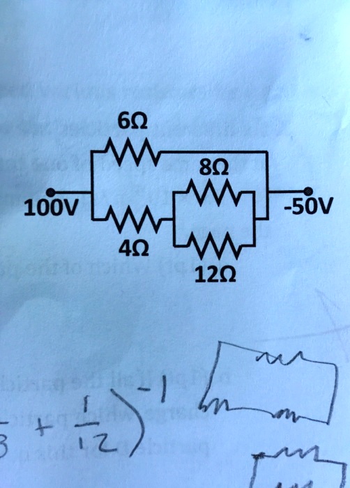 SOLVED: A) what is the equivalent resistance of the system? B) what is ...