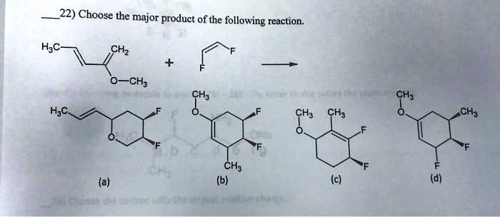 SOLVED: 22) Choose the major product of the following reaction HCâ‰¡CH + H2C=CH2 âŸ¶ HCâ‰¡C-CH2-CH3