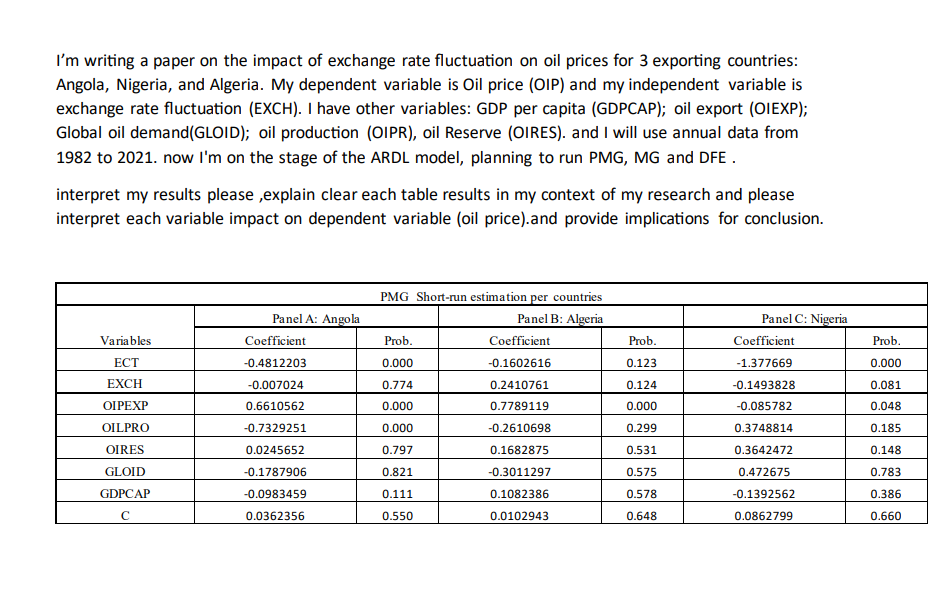 SOLVED: I'm writing a paper on the impact of exchange rate fluctuation ...