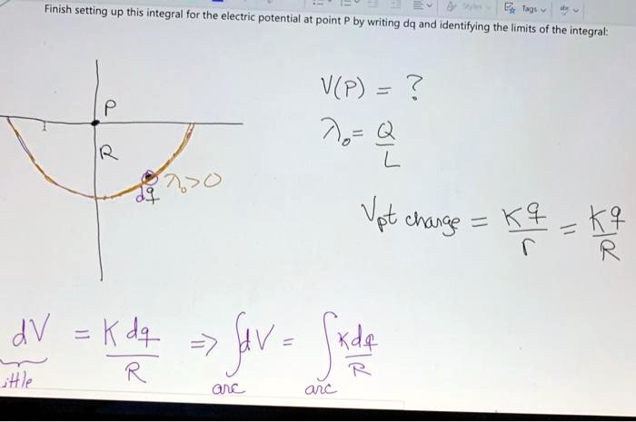 SOLVED: Finish setting Up this integral for the Vgt ~ electric ...