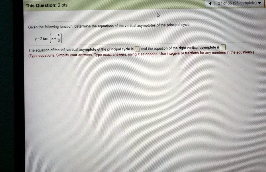 SOLVED: This Question: 2 pts ofes 2ecomplete) Given the following ...
