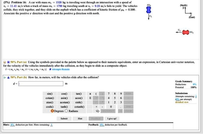 texts a car with mass m 1141 kg and velocity v 1141 ms when a truck of ...