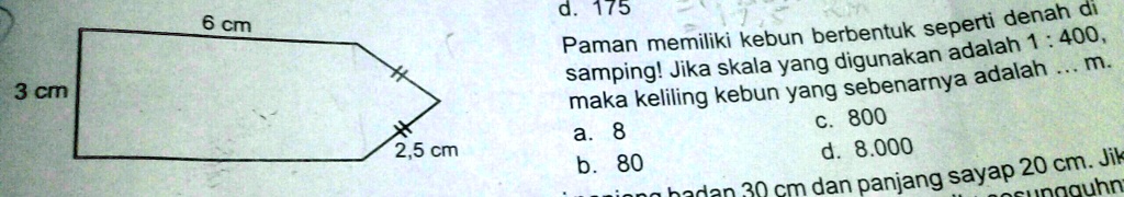 Solved Sebuah Denah Kebun Berbentuk Persegi Jika Sisi - vrogue.co Solved Sebuah Denah Kebun Berbentuk Persegi Jika Sisi - vrogue.co
