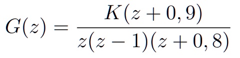 SOLVED: Consider a standard unity feedback discrete-time system with its forward pulse transfer ...