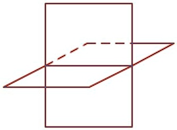 the diagram shown here represents a two intersecting lines b two ...