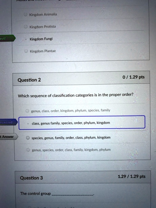 Kingdom Animalia Kingdom Protista Kingdom Fungi Kingdom Plantae ...