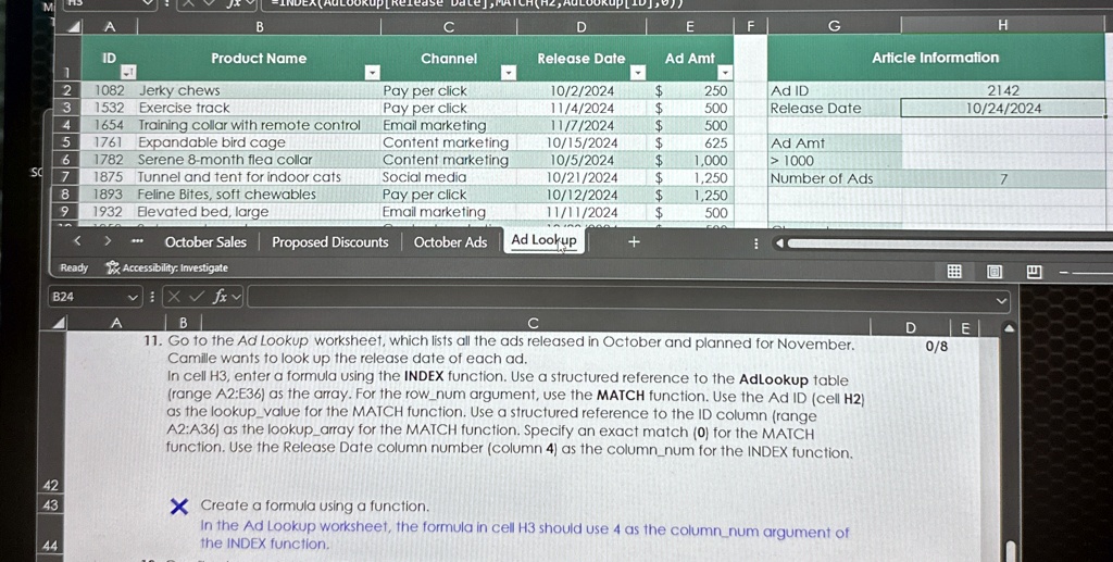 11 go to the ad lookup worksheet which lists all the ads released in ...