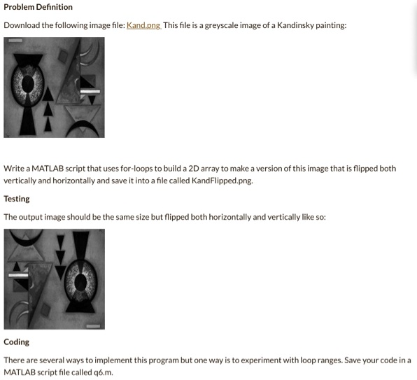 Solved Text Problem Definition Download The Following Image File Kandpng This File Is A 6411
