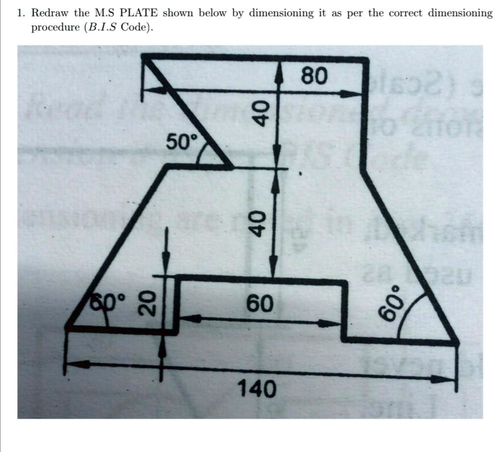 SOLVED: I wanted to solve my engineering graphics assignment.