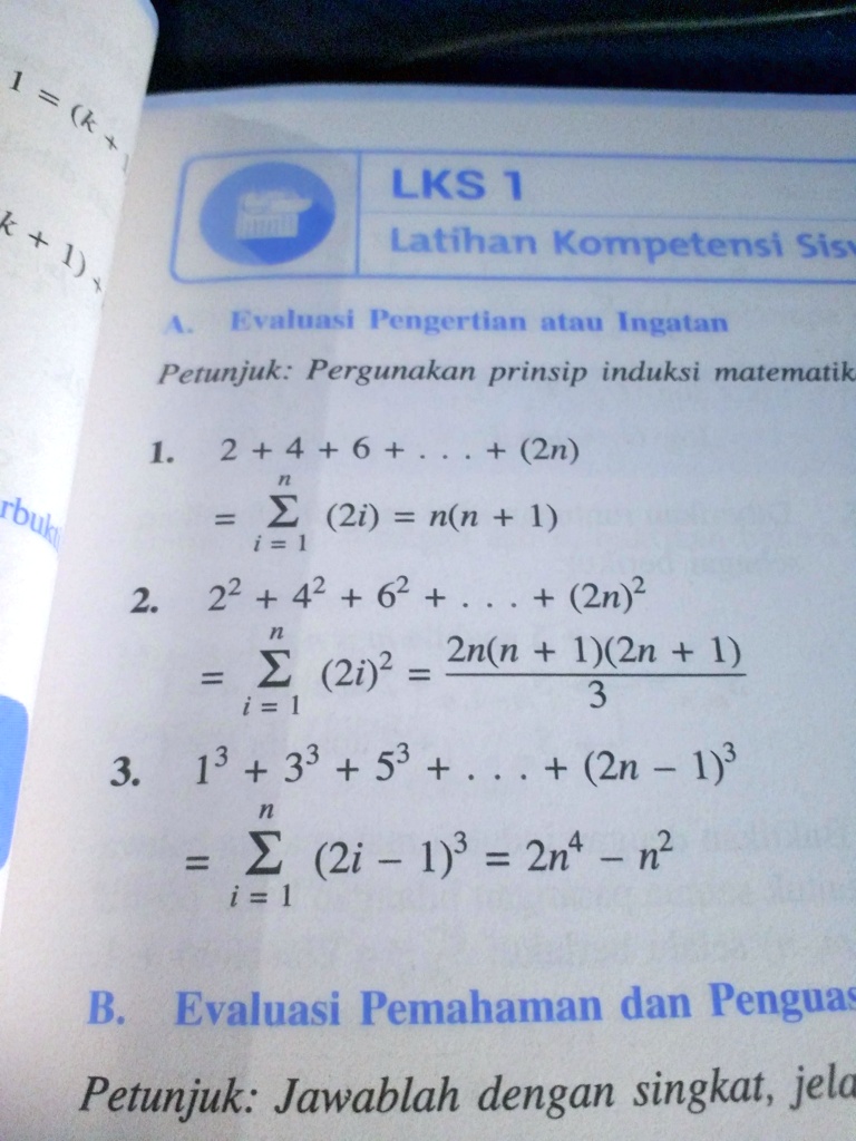 SOLVED: Materinya matematika pergunakan prinsip induksi matematika ... SOLVED: Materinya matematika pergunakan prinsip induksi matematika ...