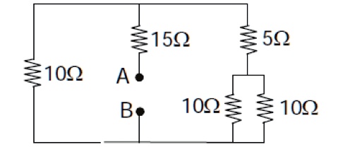 SOLVED: Problem 6: In the circuit, calculate the equivalent resistance between points "A" and "B ...