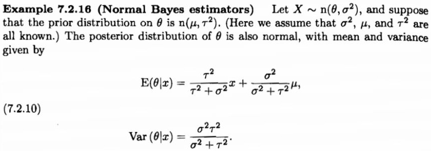 SOLVED: Example 7.2.16 (Normal Bayes estimators) Let X N(0, Ïƒ^2), and suppose that the prior ...