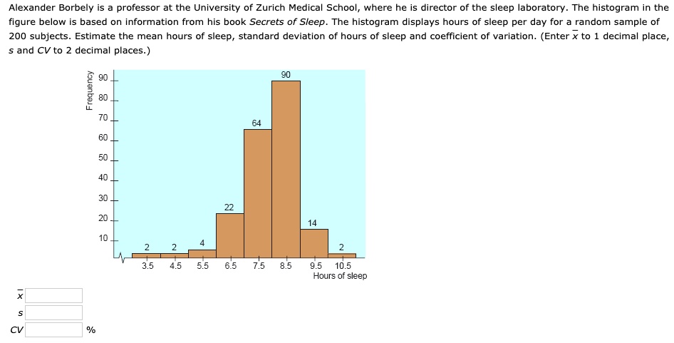Alexander Borbely is a professor at the University of Zurich Medical ...