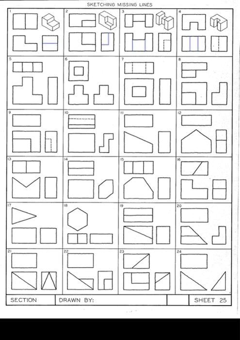 SKETCHING MISSING LINES