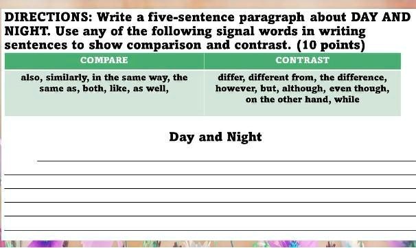 SOLVED: 'pa help po plss thankyou brainliest ko DIRECTIONS: Write a ...
