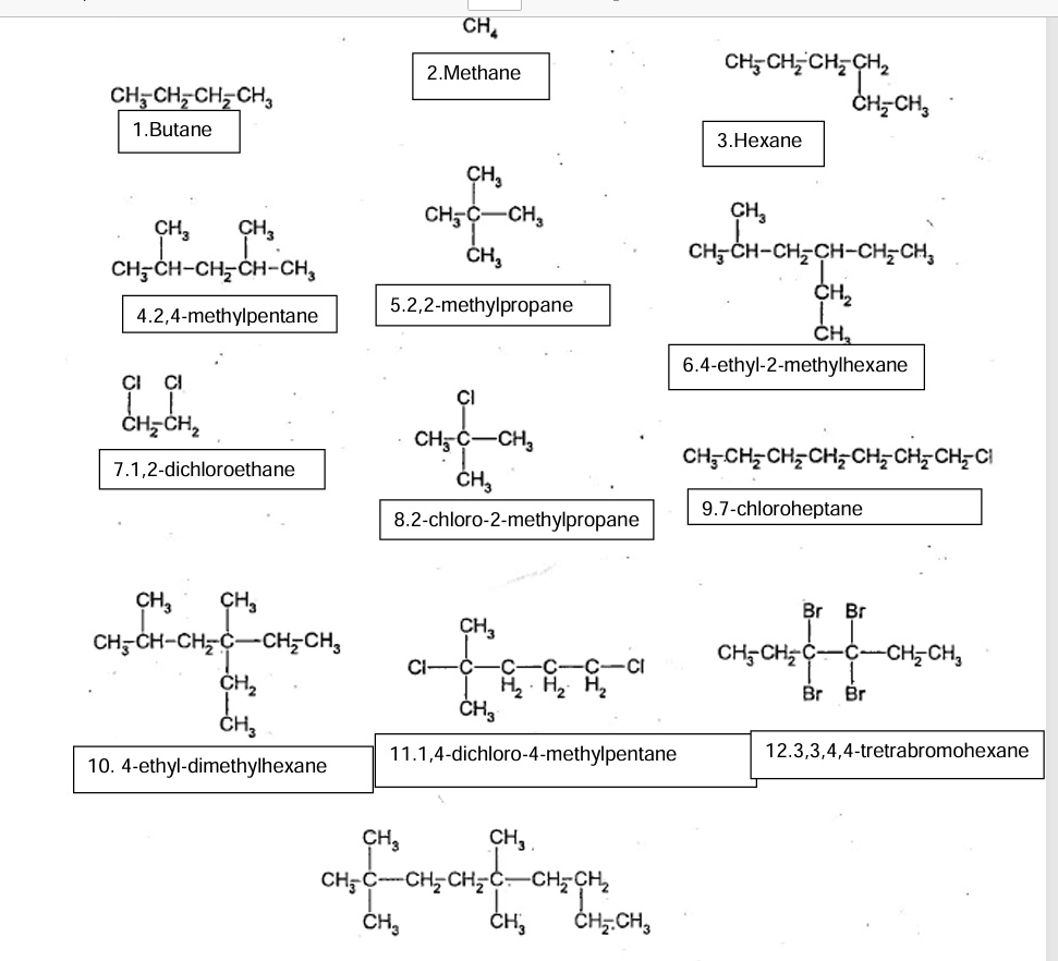[GET ANSWER] ch3 ch2 ch2 ch3 1butane ch4 2methane ch3 ch2 ch2 ch2 ch2 ch3 3hexane ch3 ch3 ch3 ch ...