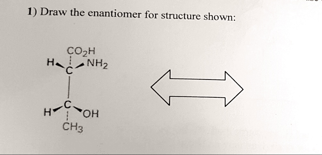 SOLVED: ' Draw the enantiomer for structure shown: