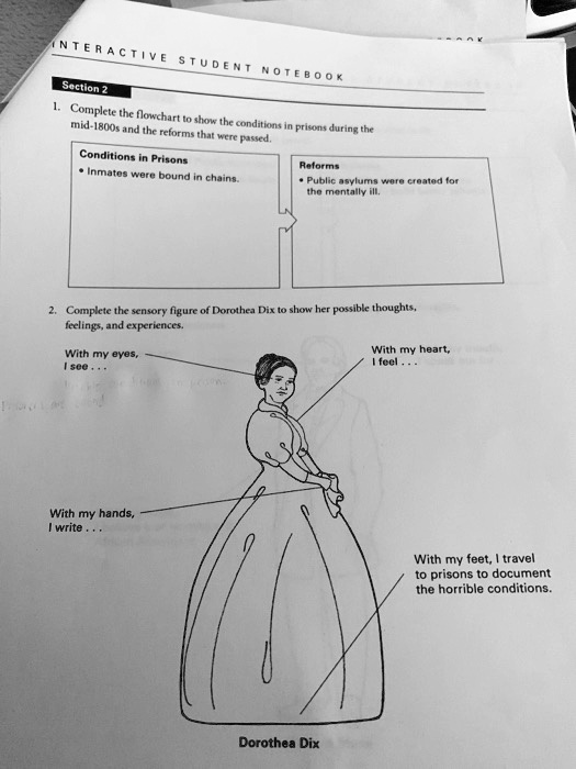 INTERACTIVE STUDENT NOTEBOOK Section 2 1. Complete the flowchart to ...