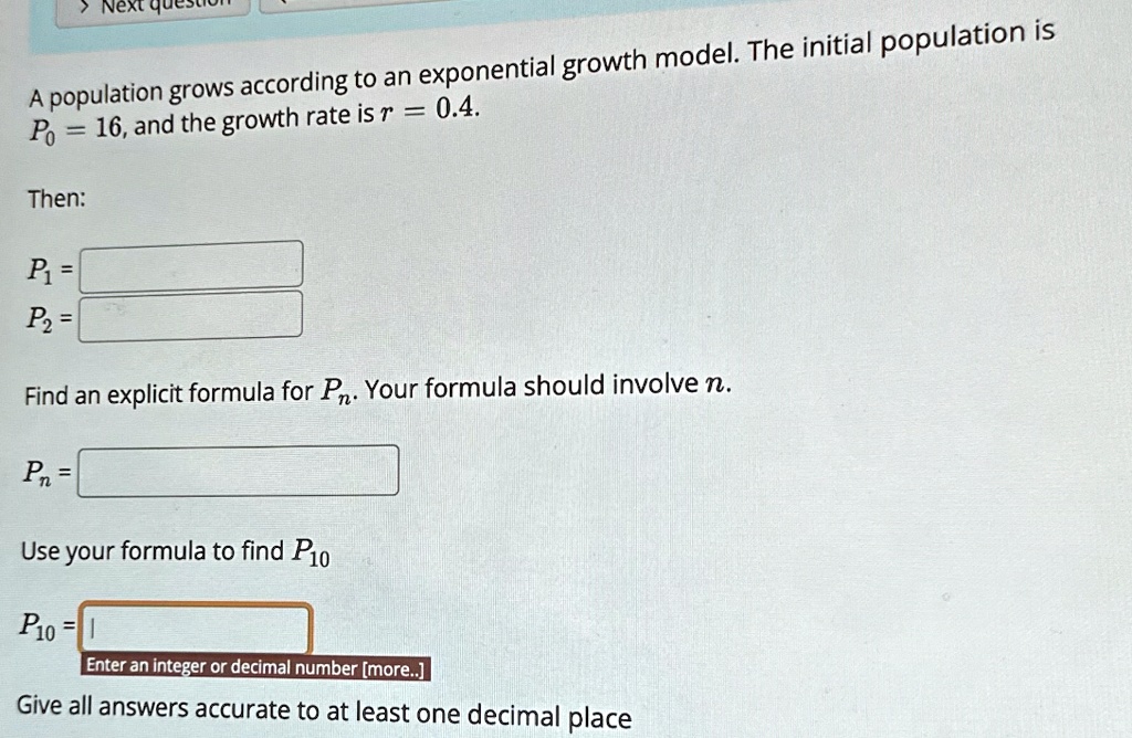 VIDEO solution: A population grows according to an exponential growth ...