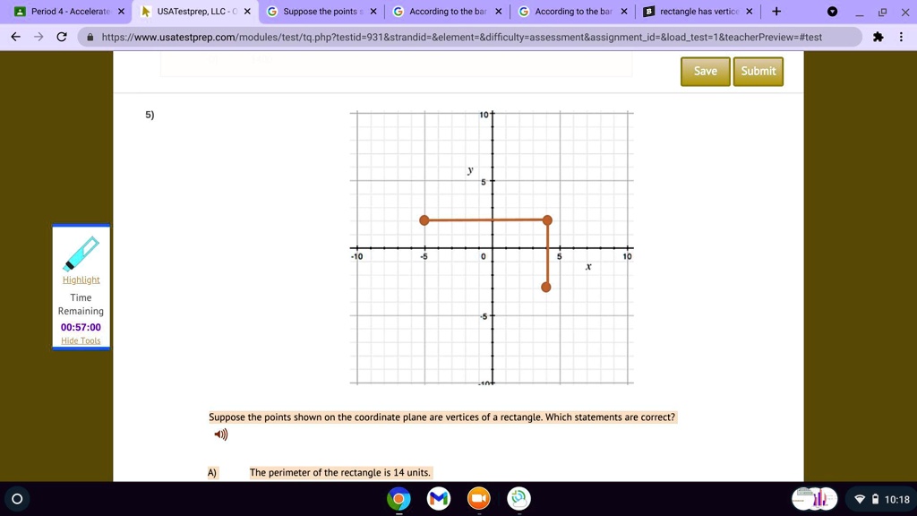 SOLVED: 'Suppose the points shown on the coordinate plane are vertices ...