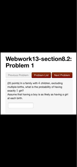 Solved Webwork13 Section82 Problem 1 Provious Problom Problom Lst 5741