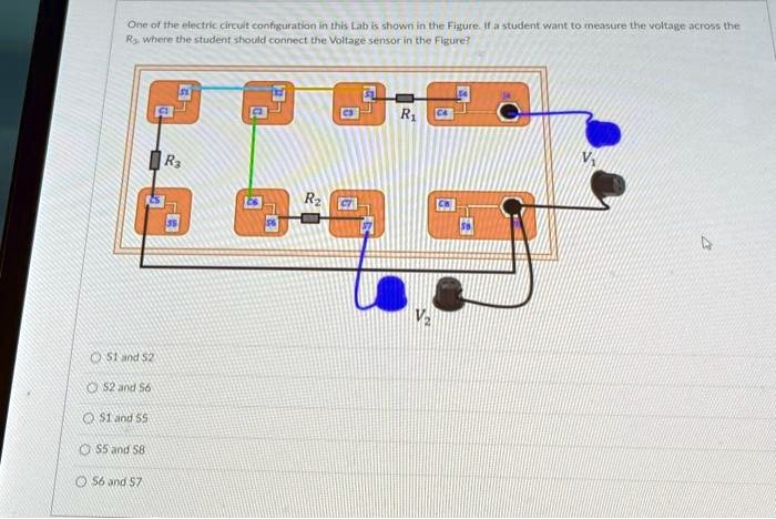 SOLVED: Texts: One of the electric circuit configurations in this lab is shown in the figure. If ...