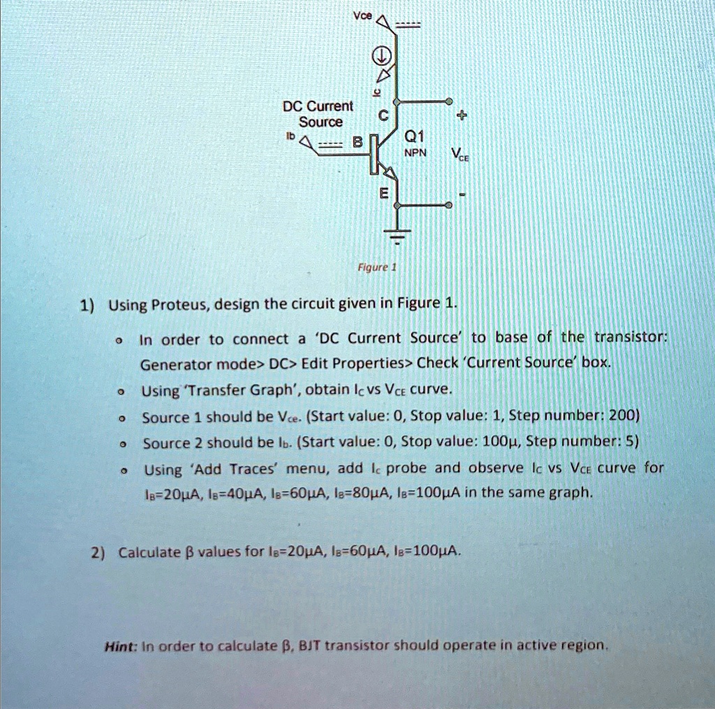 Using Proteus, design the circuit given in Figure 1. In order to ...
