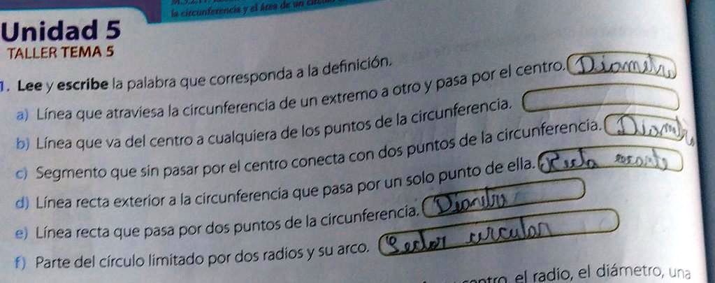 SOLVED: quien me dice que va en la b) el que no sabe no responda Unidad ...