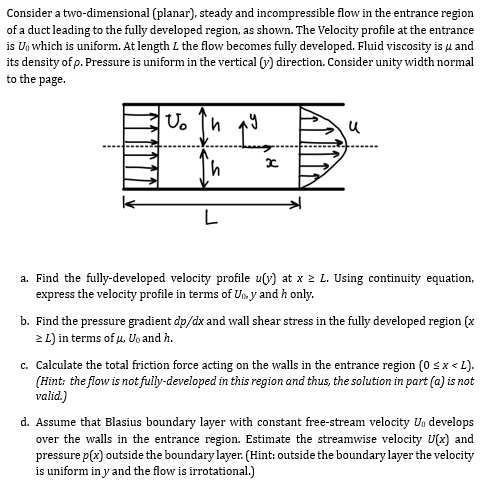 Consider a two-dimensional (planar), steady and incompressible flow in ...