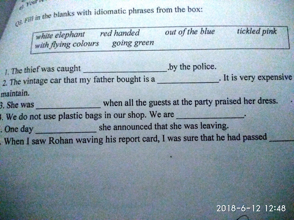 fill in the blanks with idiomatic phrases from the boxplz urgent youn ...