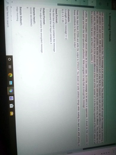 SOLVED: Ram wants to send a secret message to Hon. The message is an ...