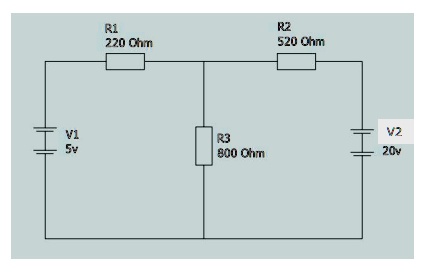 SOLVED: For the circuit shown below use Thevenin’s theorem to determine the current that flows ...