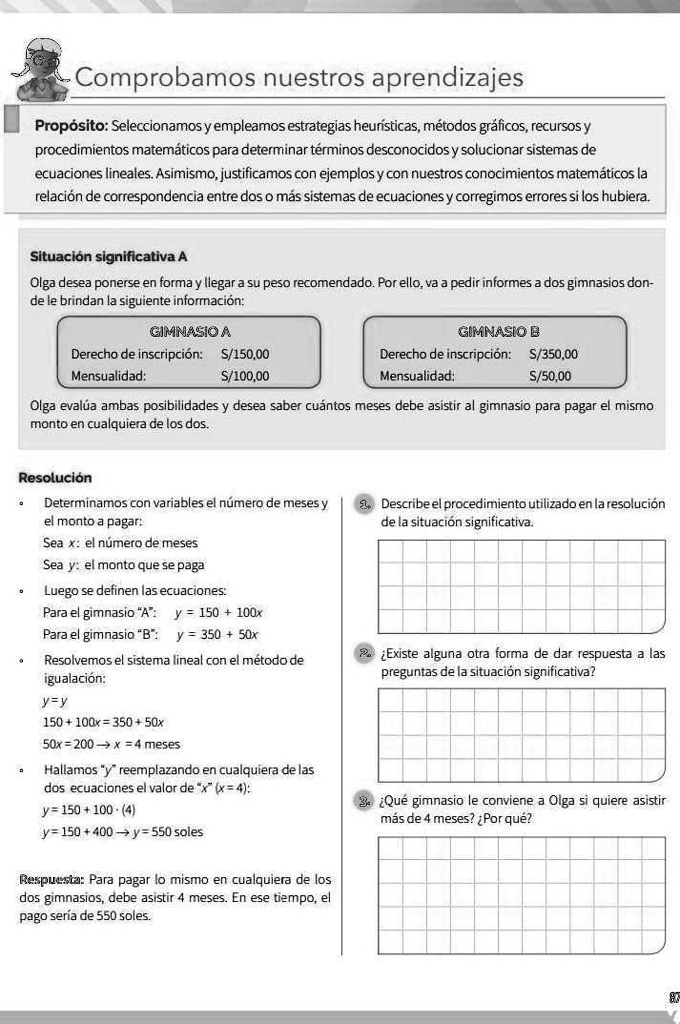 SOLVED: ayuda porfa, doy puntos Comprobamos nuestros aprendizajes Propósito: Seleccionamos y ...