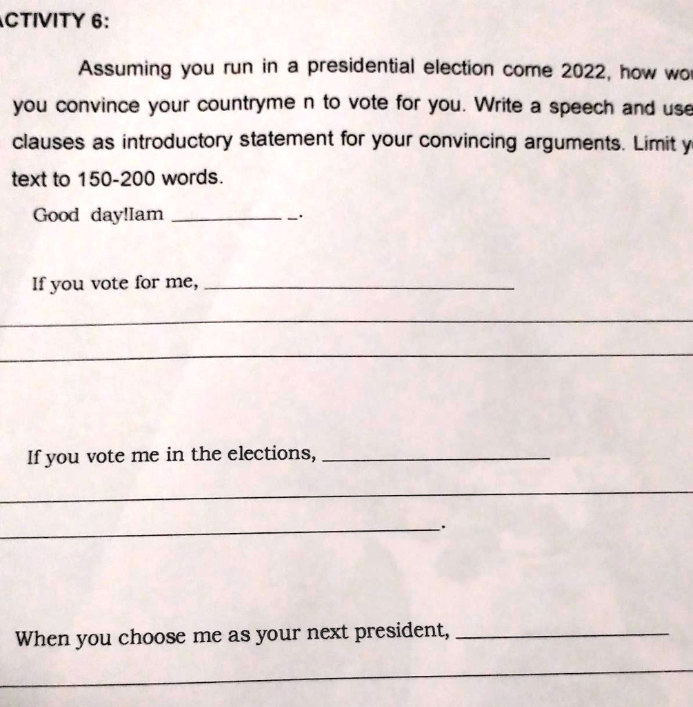 pasagot na mn po di ko po kasepo alam ang sagot jan ctivity 6 assuming ...