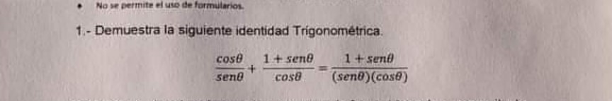 - No se permite ei use de formalarios. 1. - Demuestra la siguiente ...