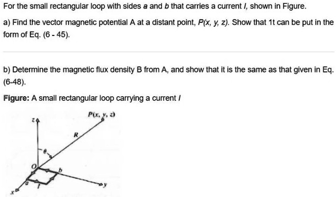 SOLVED: Question about electromagnetic! Please help me out with fine handwriting. For the small ...